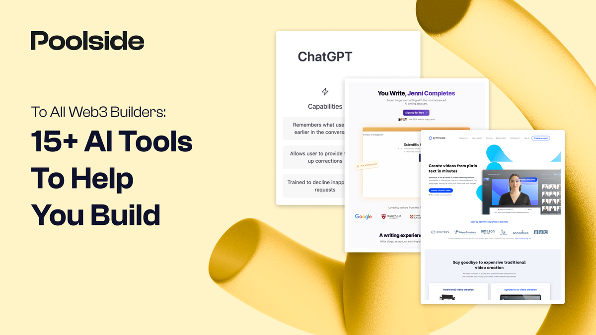 To All Web3 Builders: 15+ AI Tools To Help You Build